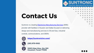 Importance of PCB assembly in Various Industries | Suntronic Inc | | PPT