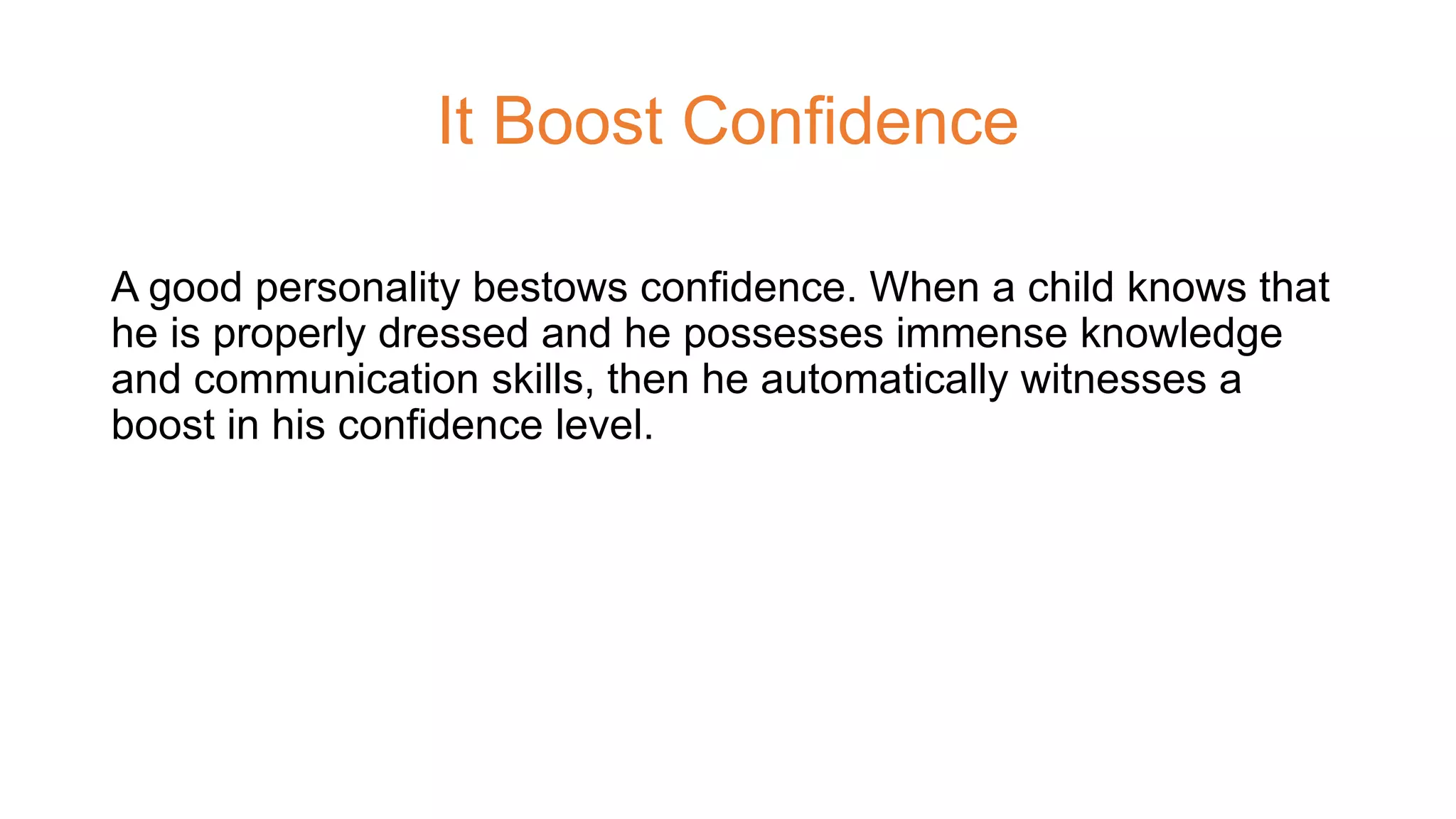 Importance of Personality Development – MIT Vishwashanti Gurukul | PPTX