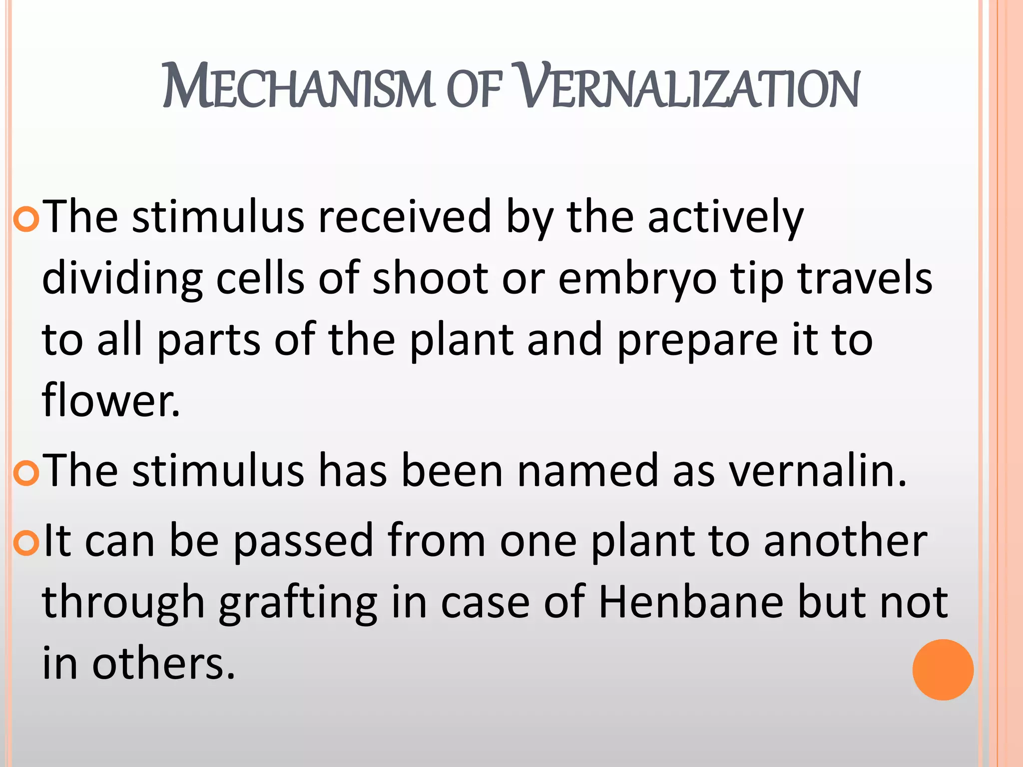 Importance of photoperiodisum and vernalization | PPTX