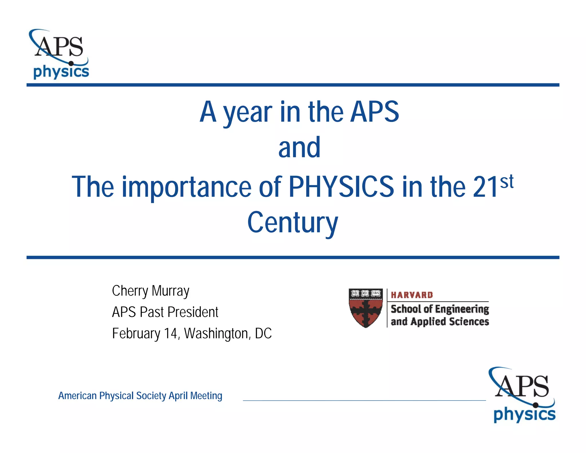 Importance of physics in 21st | PDF