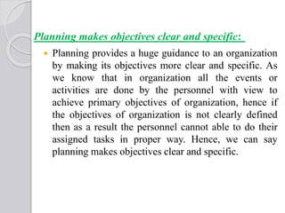 Importance of Planning | PPTX