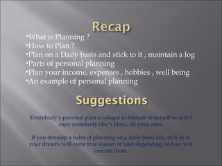 Importance of planning | PPT