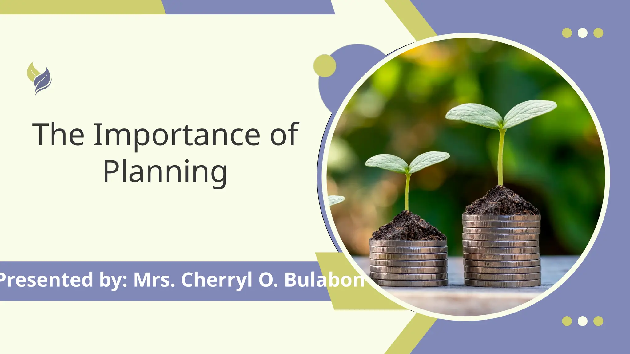 Why is planning important?/Importance of planning.pptx