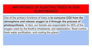 Importance of planting | PPTX