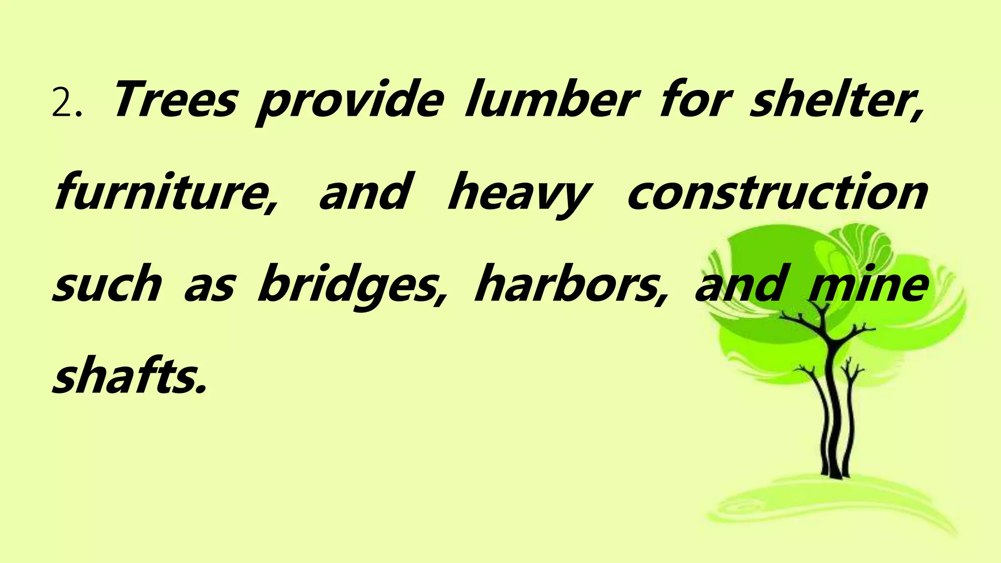 Importance of Planting Trees and Uses of Fruit-Bearing Trees | PPTX