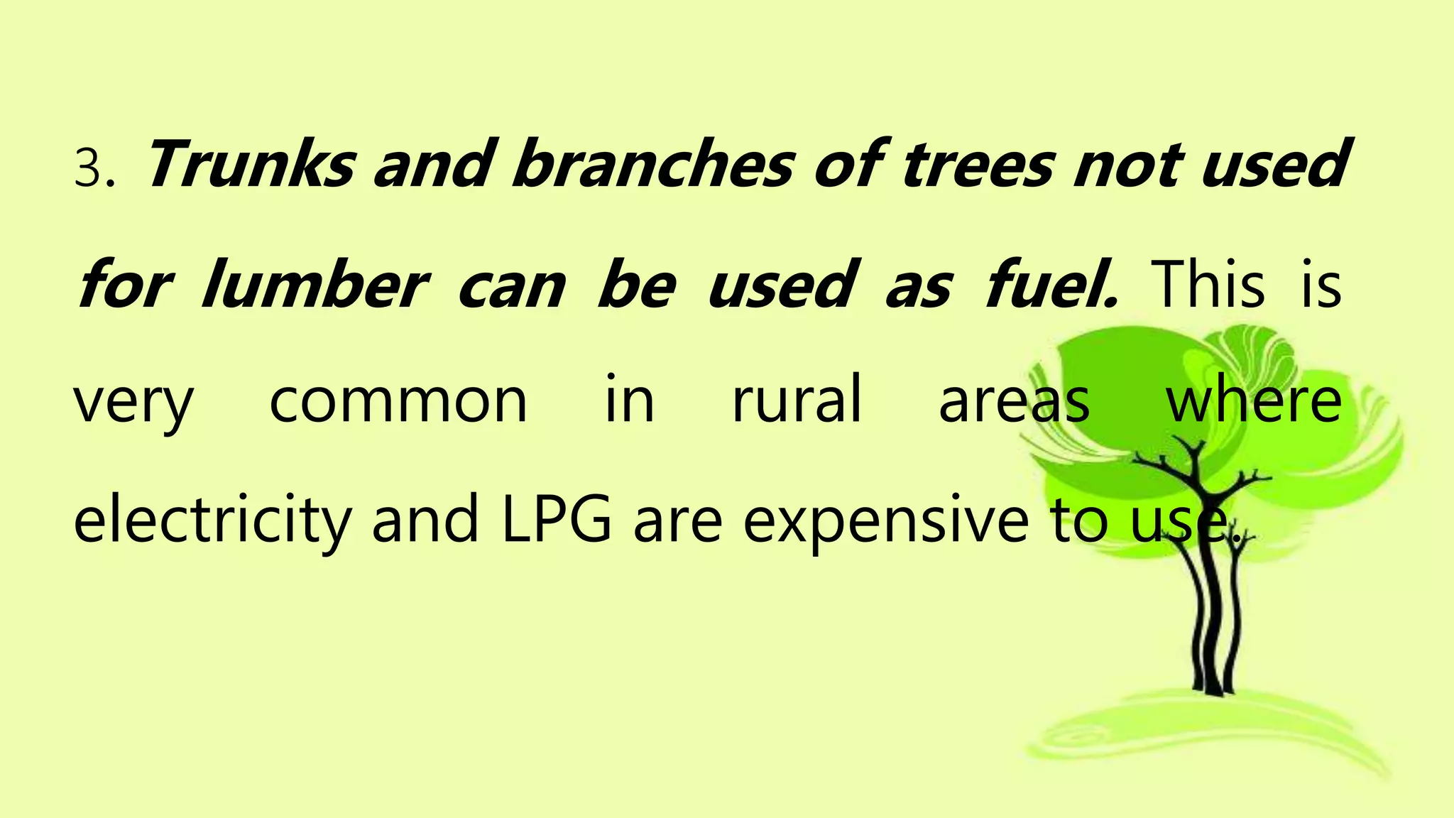 Importance of Planting Trees and Uses of Fruit-Bearing Trees | PPTX