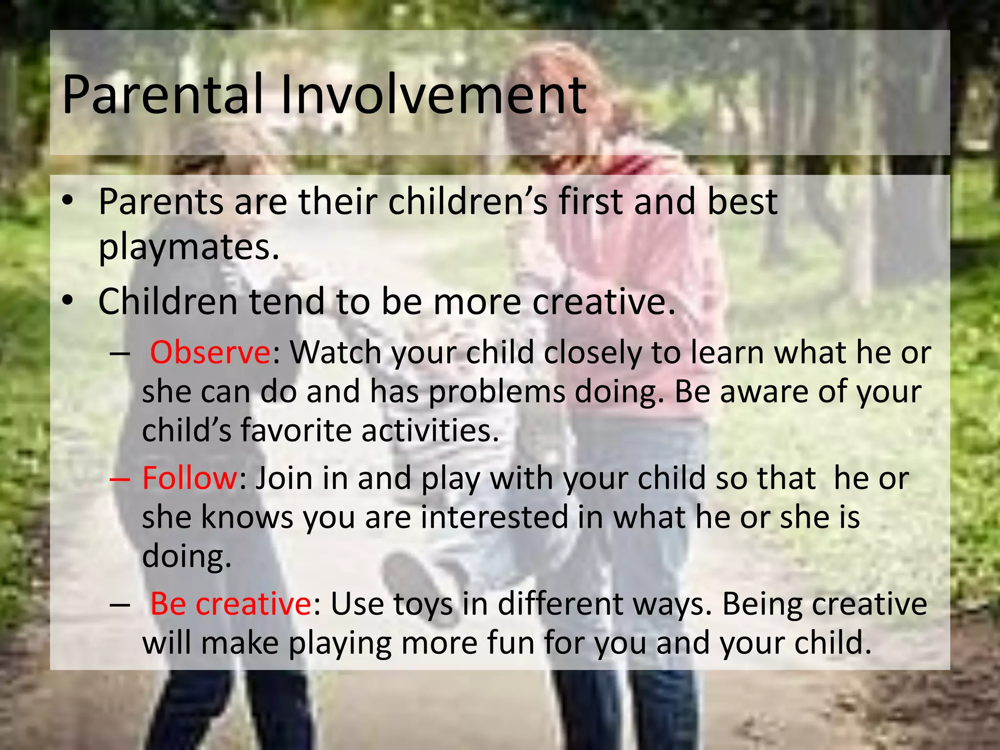 Importance of play | PPTX