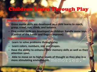 Importance of play | PPTX