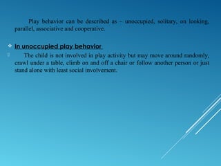 IMPORTANCE OF PLAY | PPT