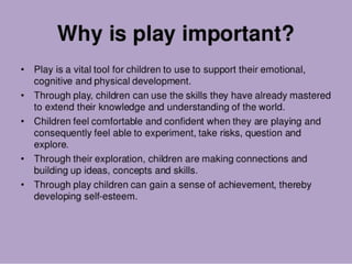 IMPORTANCE OF PLAY | PPT