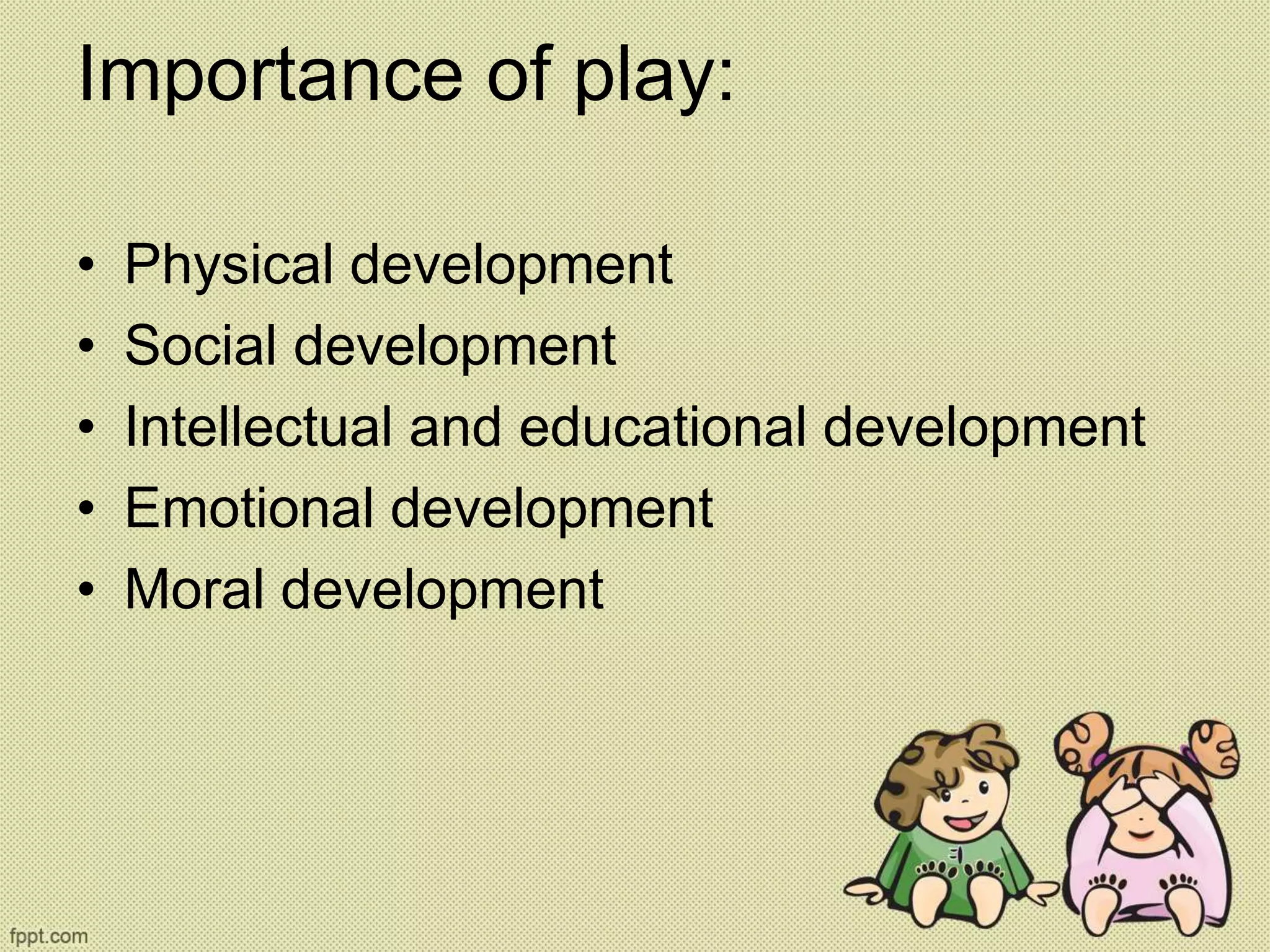 Importance of play | PPT