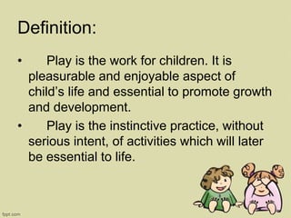 Importance of play | PPT