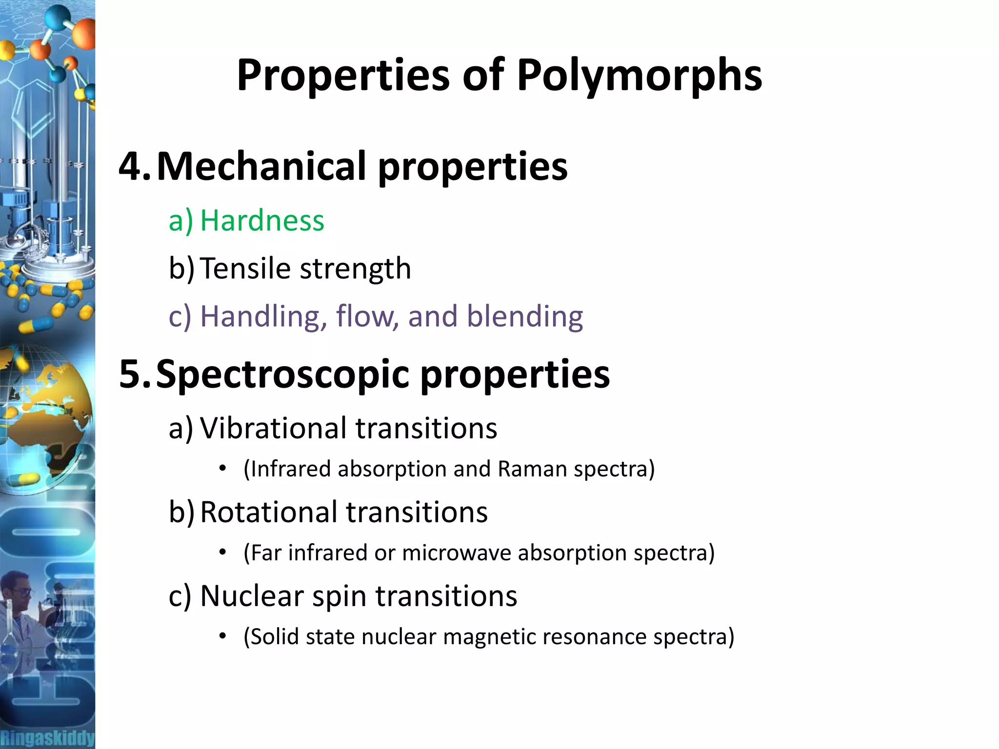 Importance of Polymorphs in Pharma Industry by dr. amsavel | PDF