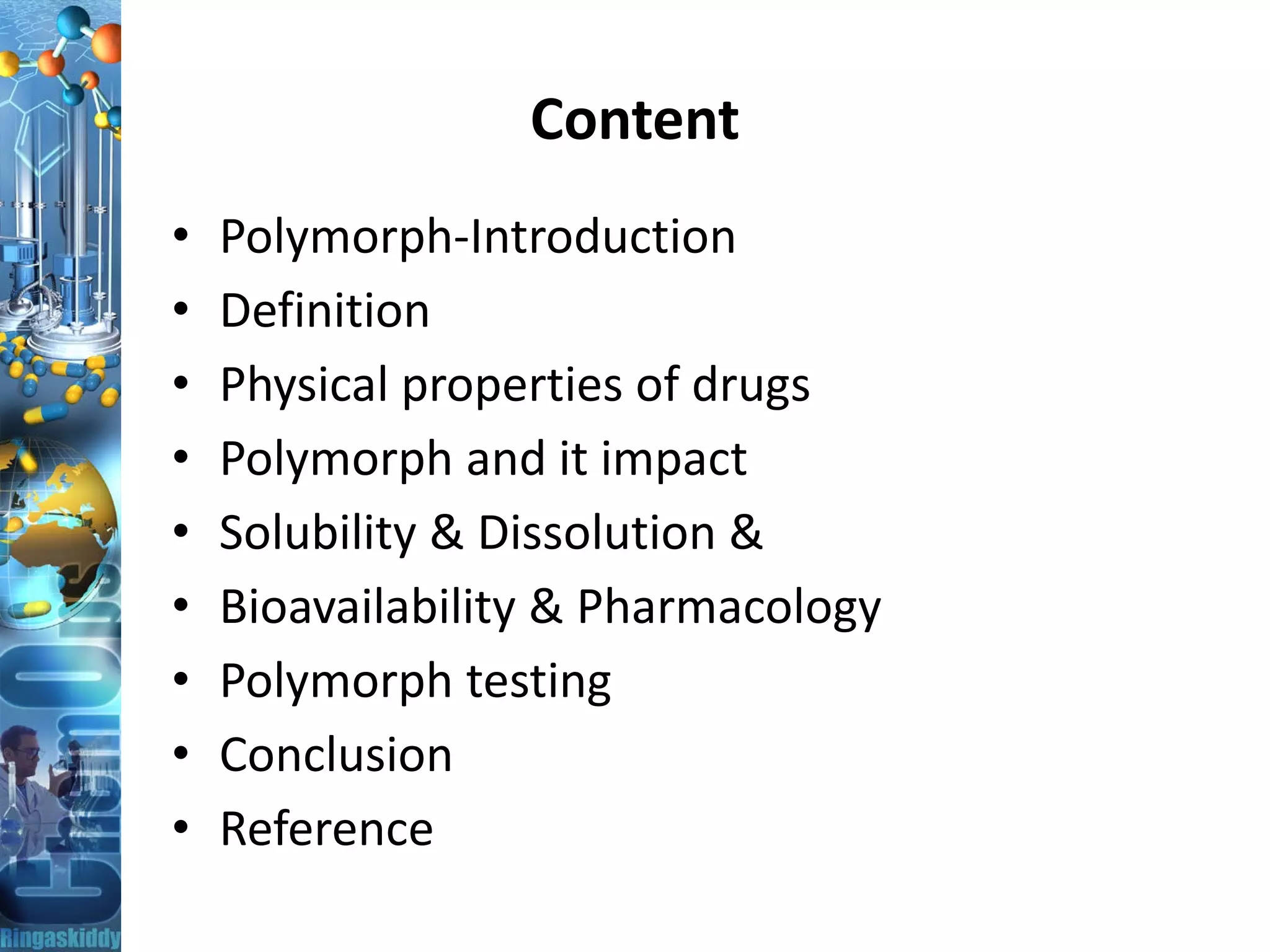 Importance of Polymorphs in Pharma Industry by dr. amsavel | PDF