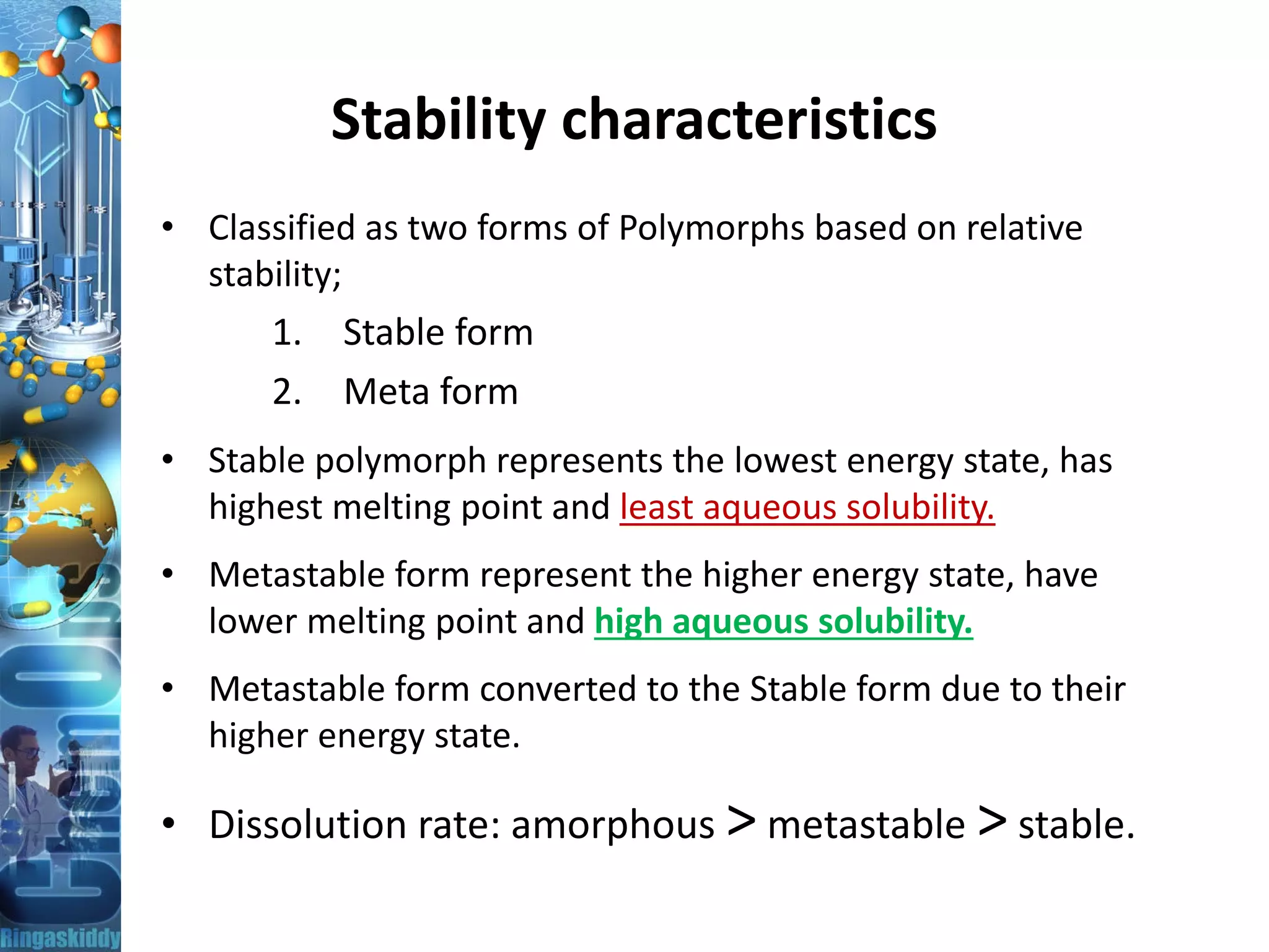 Importance of Polymorphs in Pharma Industry by dr. amsavel | PDF