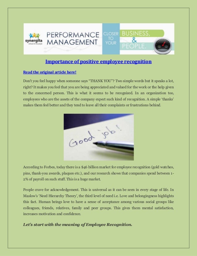 Positive Recognition Examples