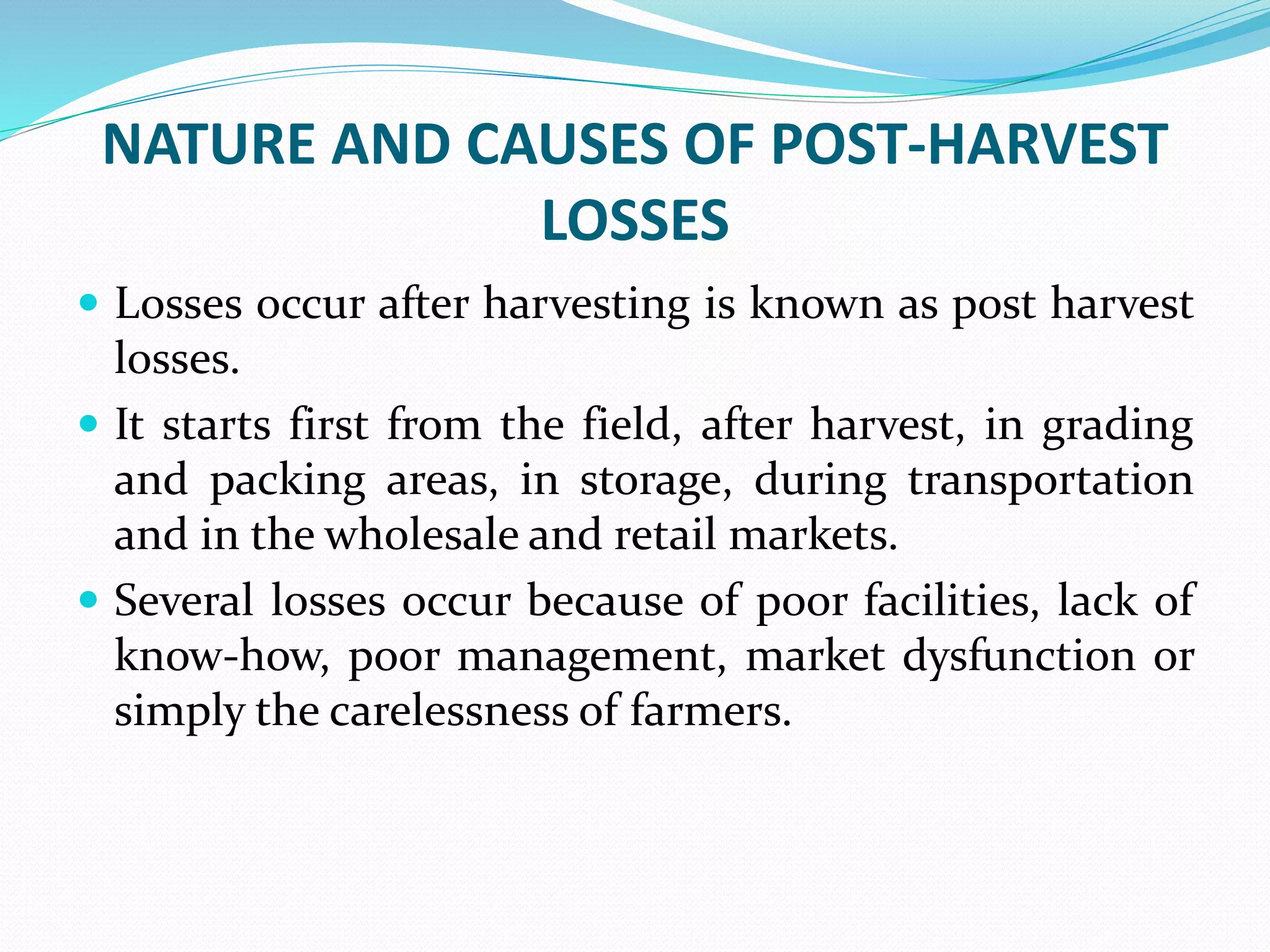 Importance of Post harvest.pptx