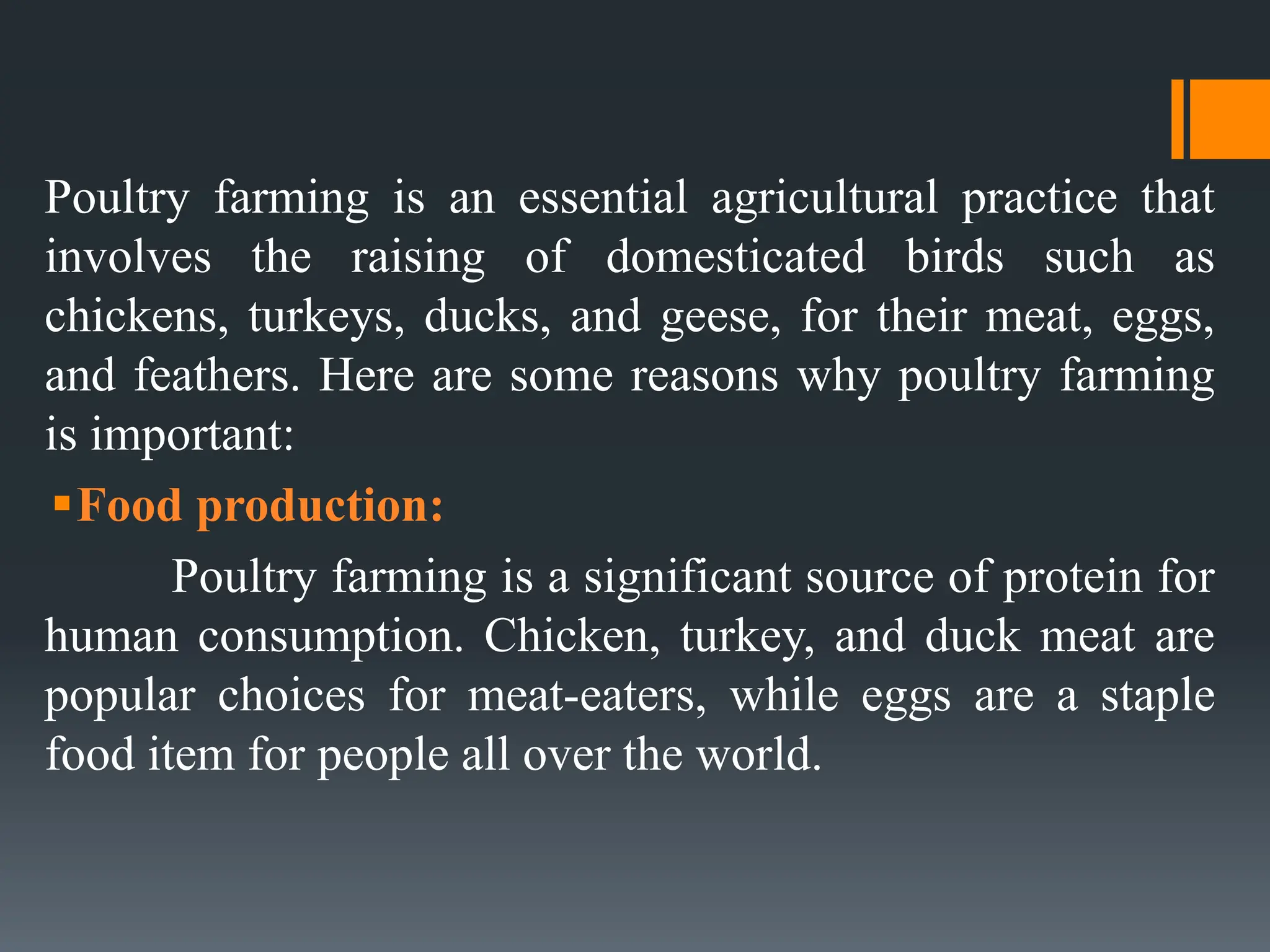 IMPORTANCE OF POULTRY FARMING.pptx