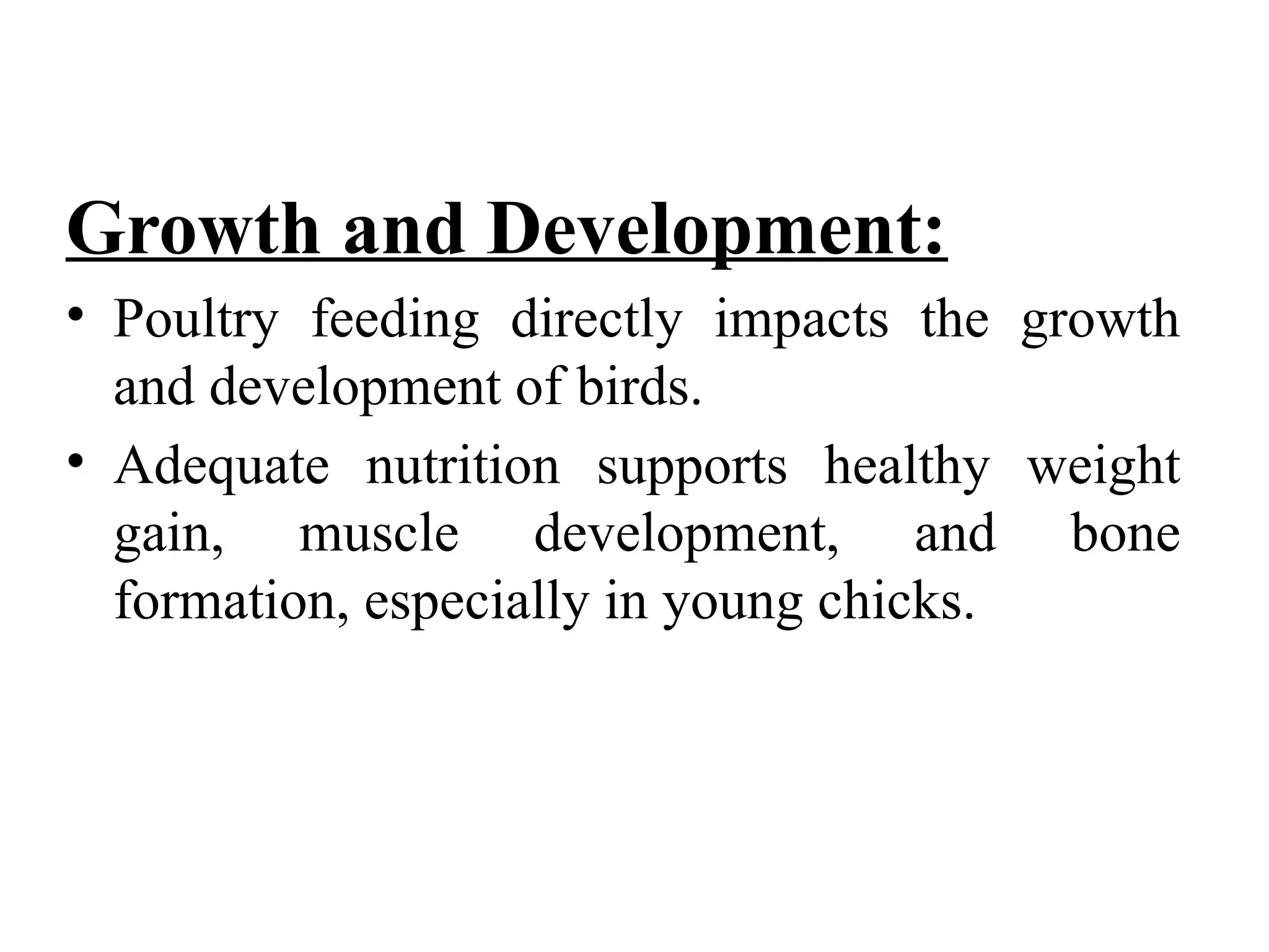 IMPORTANCE OF POULTRY FEEDING in poultry | PPTX