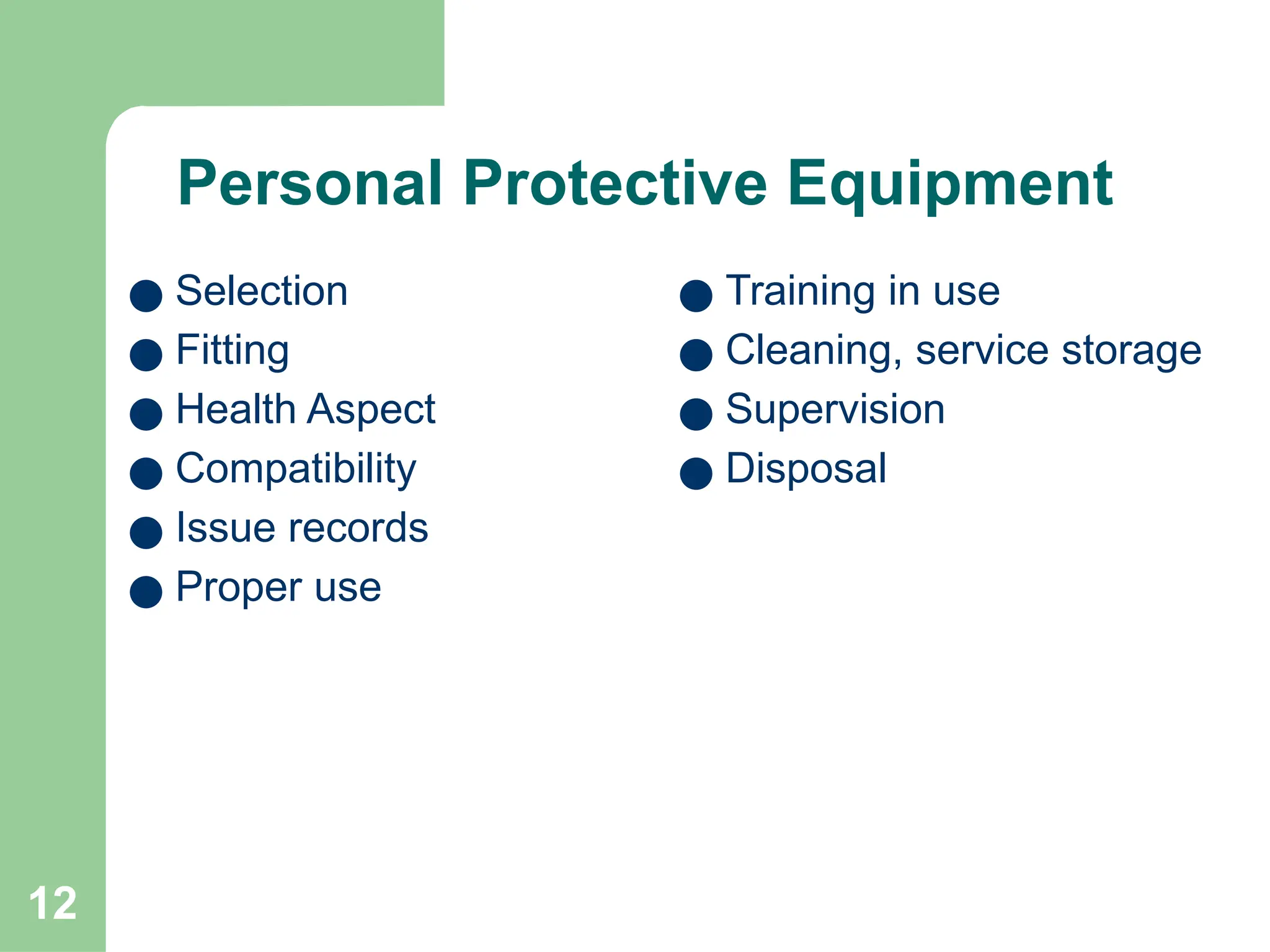 Importance of PPEs in prevention of Hazards.ppt