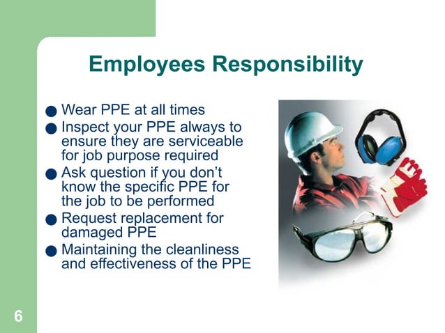 Importance of PPEs in prevention of Hazards.ppt