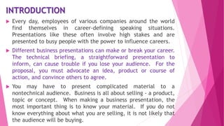 Importance of presentation | PPTX