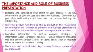 Importance of presentation | PPTX