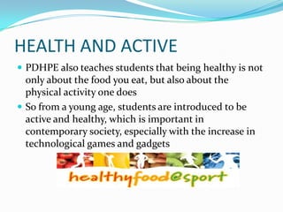 Importance of PDHPE | PPT