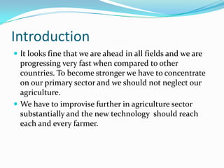 Importance of primary sector | PPTX