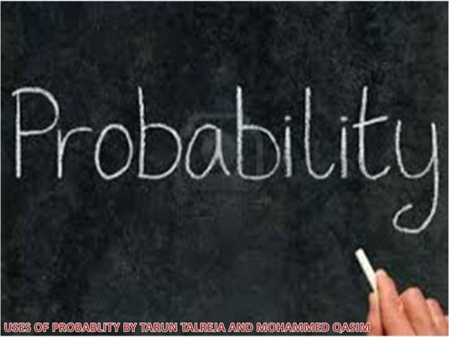 Importance of probability | PPTX