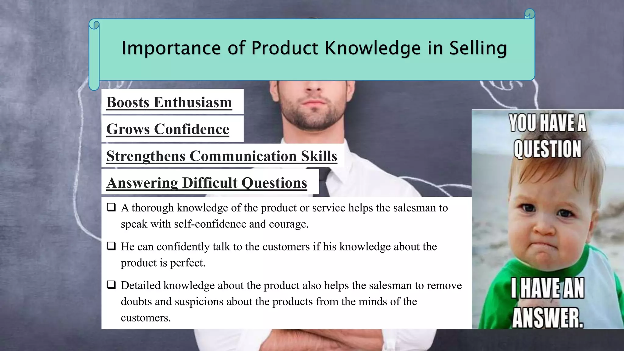 Importance of product knowledge in selling | PPTX