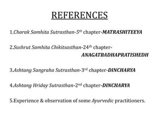 DINCHARYA Importance of proper dincharya in preventing diseases | PPTX