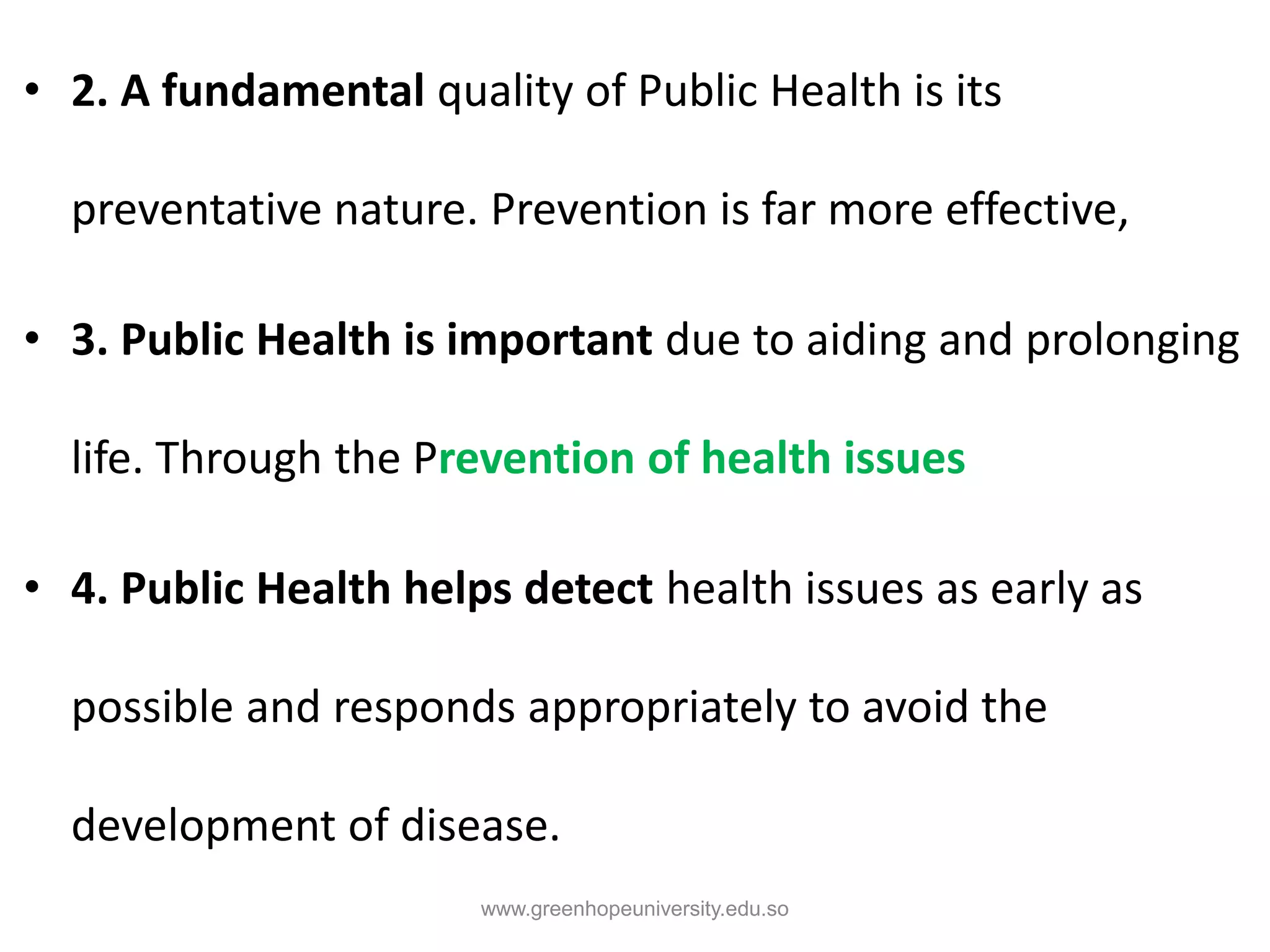 Understanding the Importance of Public Health | PPT