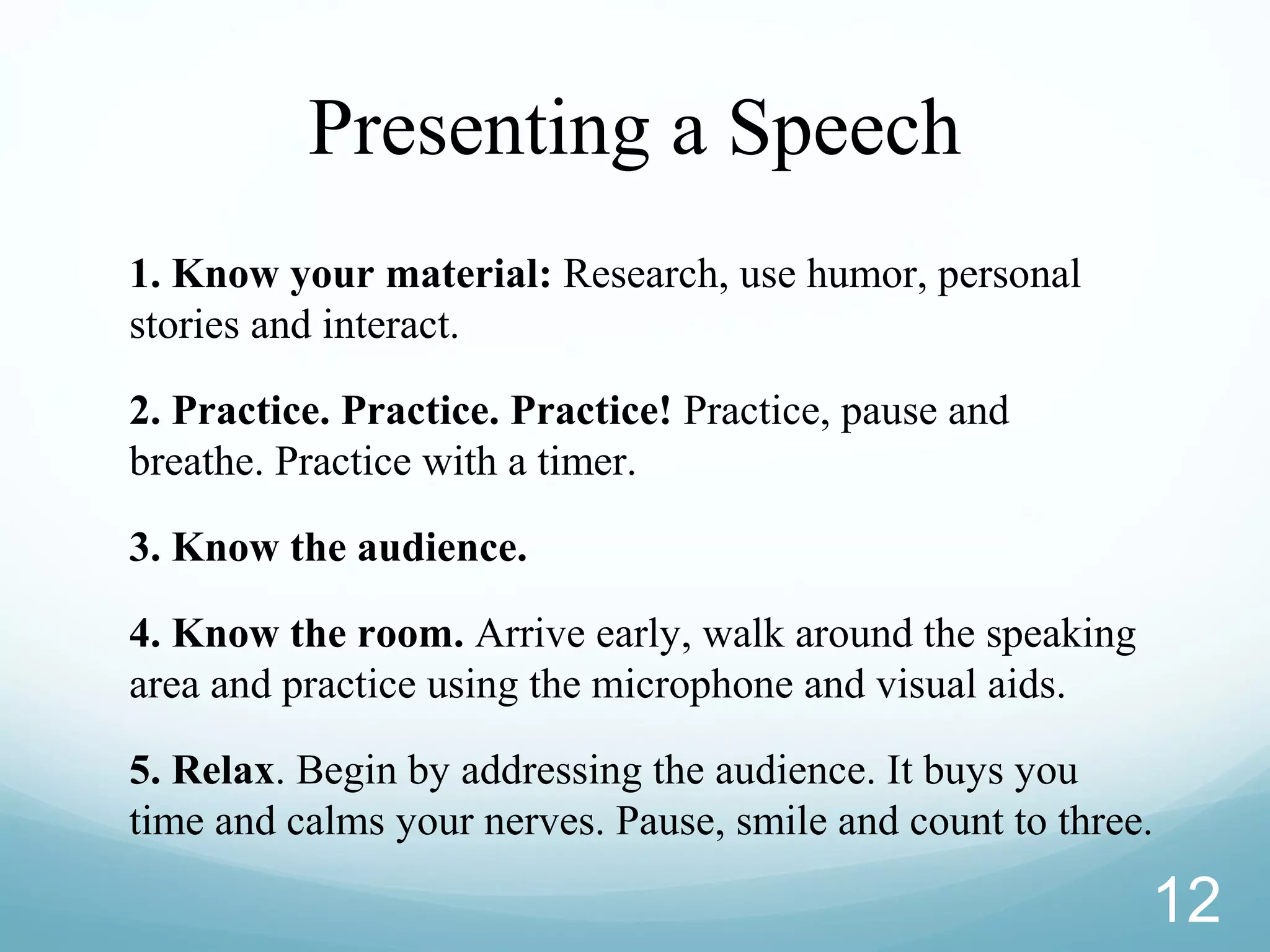 Importance of Public Speaking | PPT