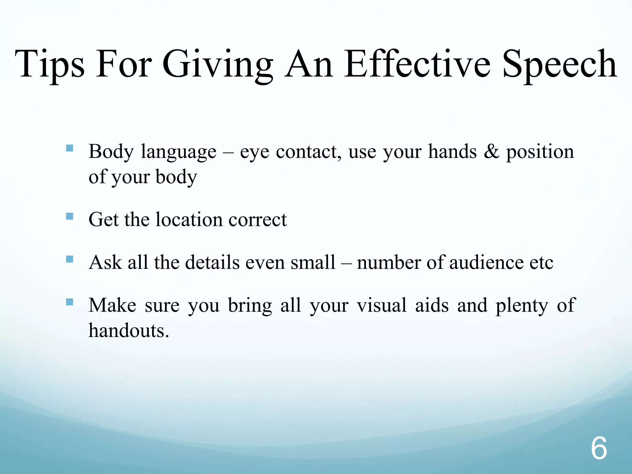 Importance of Public Speaking | PPT