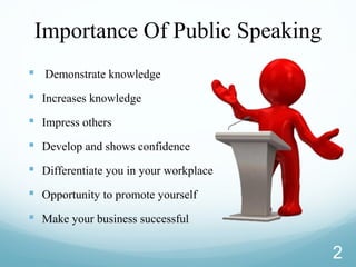 Importance of Public Speaking | PPT