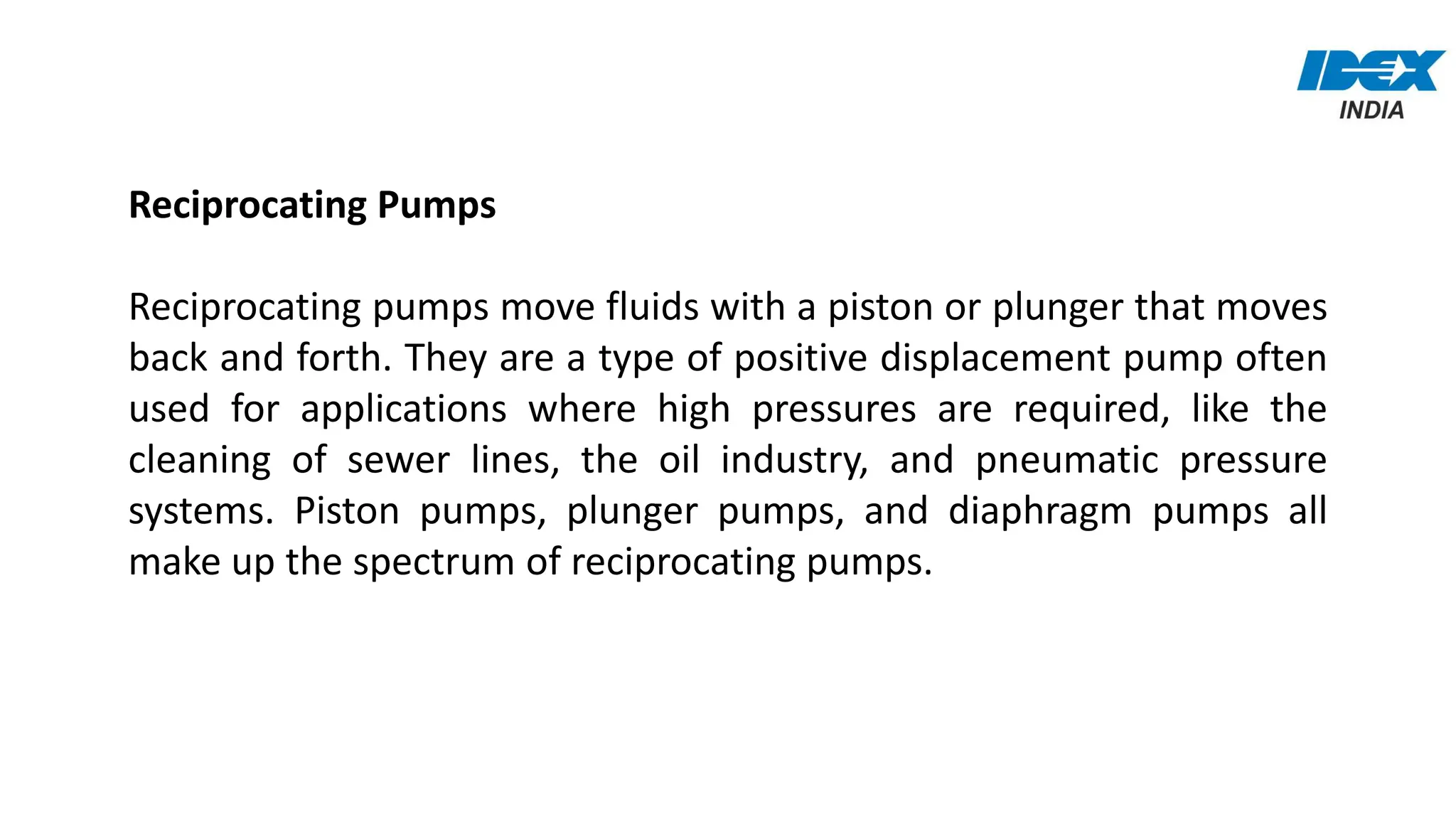 Importance of Pumps in Various Industries | PPTX