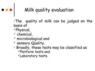 Importance of quality evaluation of milk.ppt