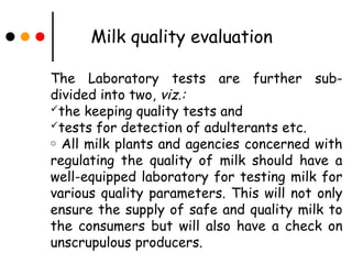 Importance of quality evaluation of milk.ppt