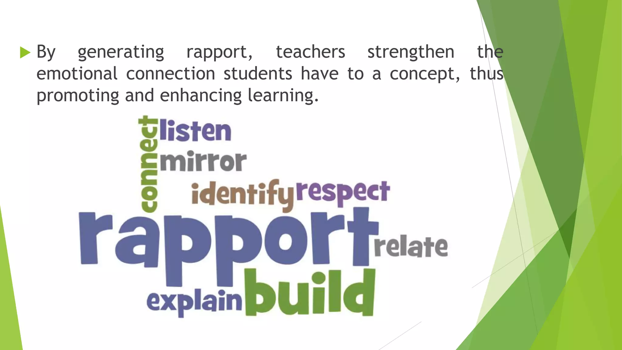 Importance of rapport | PPTX