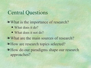 Importance of Research | PPT