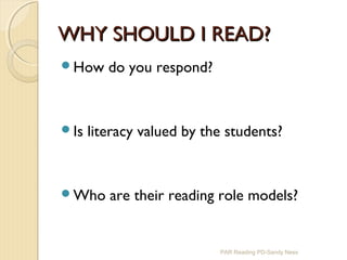 Importance of Reading Across Content Areas | PPT