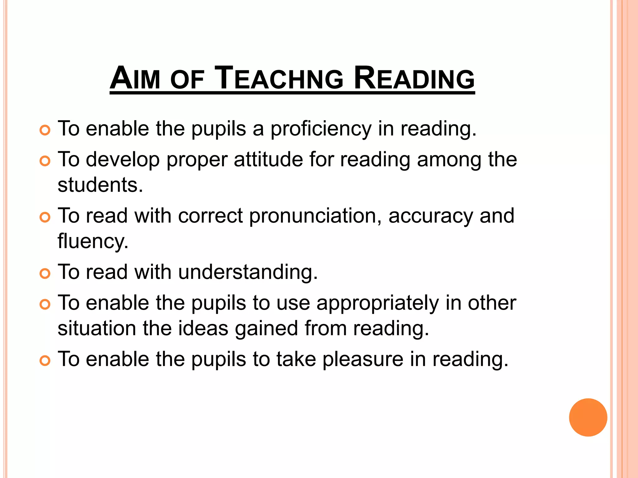Importance of reading and its types. | PPTX