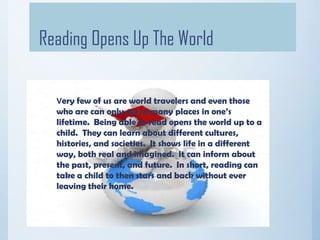 Importance of reading (powerpoint) finished one | PPTX
