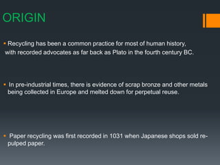 Importance of recycling | PPTX