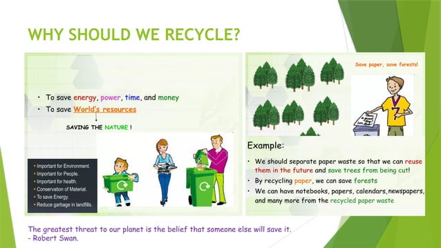 IMPORTANCE OF RECYCLING - D ANIRUDDH PRANAV - 4B CV - PPT | PPT