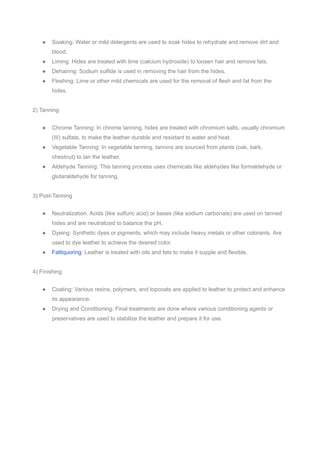 Importance of Recycling in Leather Manufacturing | PDF