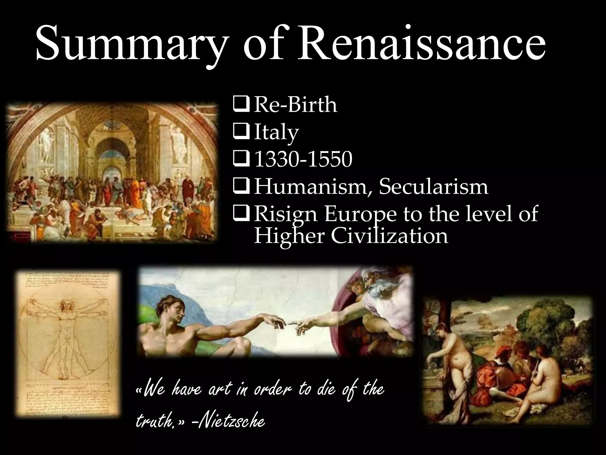Importance of Renaissance in Art | PPTX
