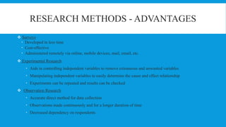 Importance of research | PPTX