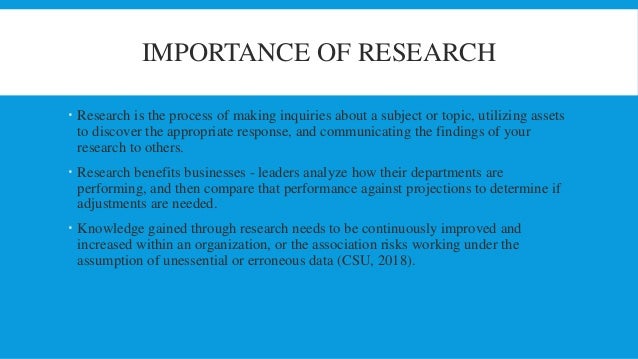 Importance Of Research importance-of-research